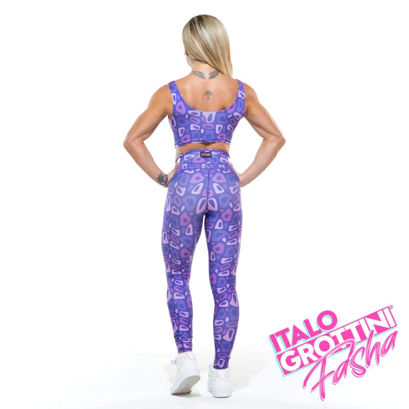 Conjunto Sexy Gym Morado Italo Grottini