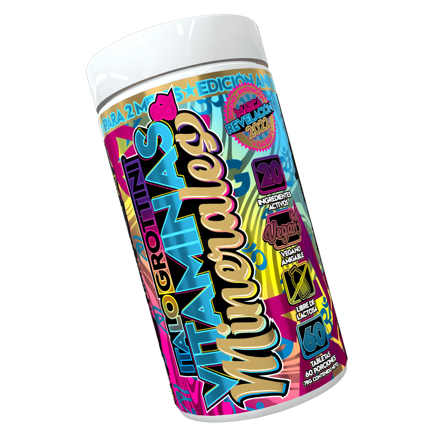 Vitaminas y Minerales 60sv - Italo Grottini