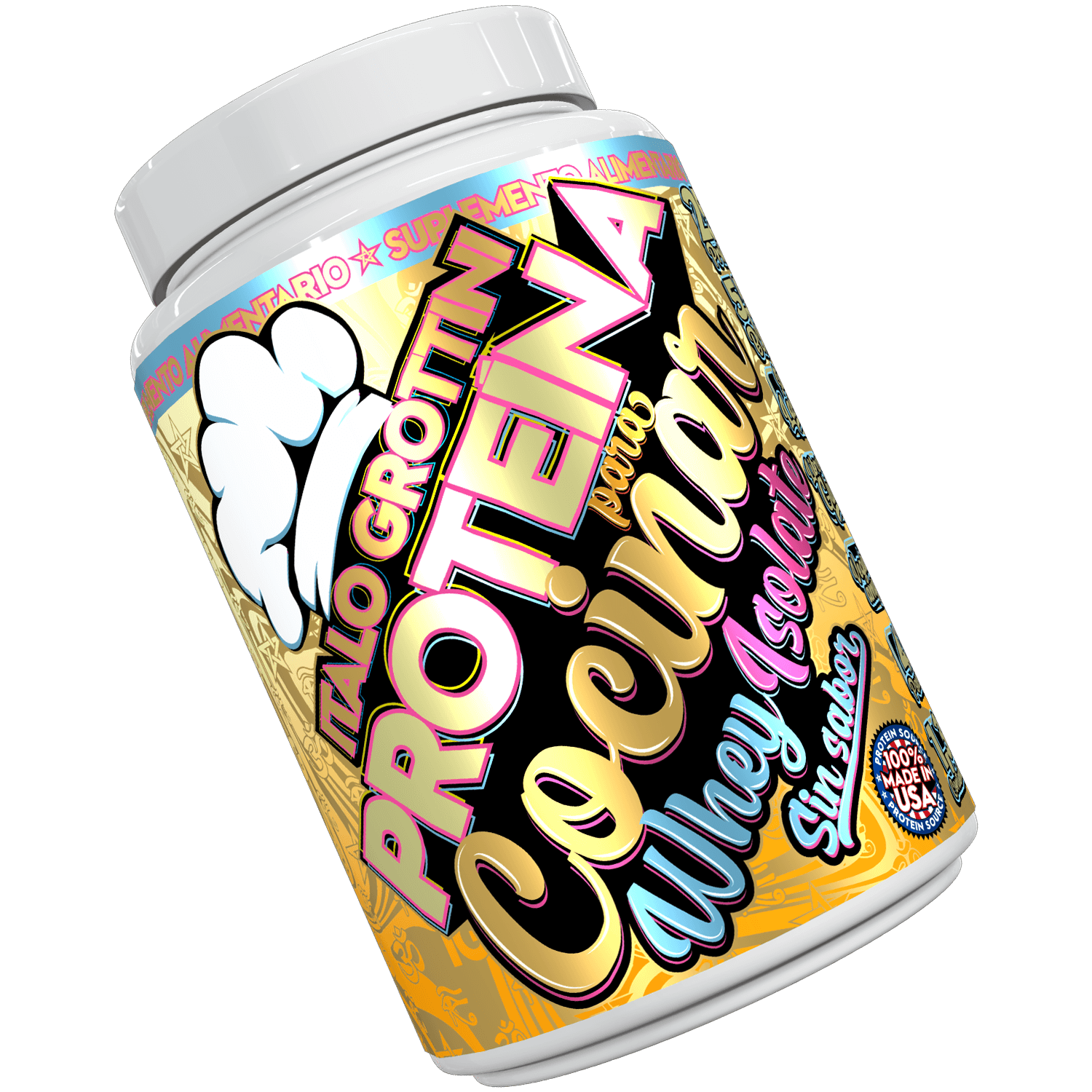 Proteína Whey Isolate para Cocinar sin sabor 1,3kg 43sv - Italo Grottini